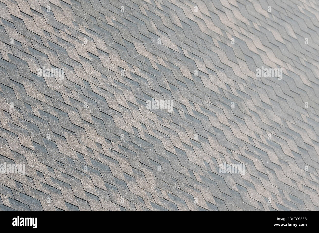 Flexible shingles of bitumen roofing surface. Background mosaic texture ...