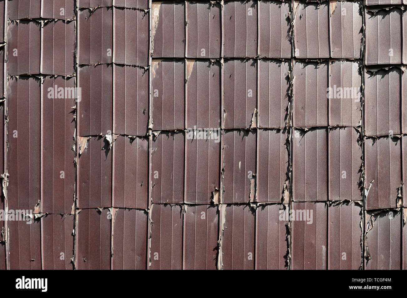 Rusty Steel Metal with cracked paint, grunge background. Old metal ...