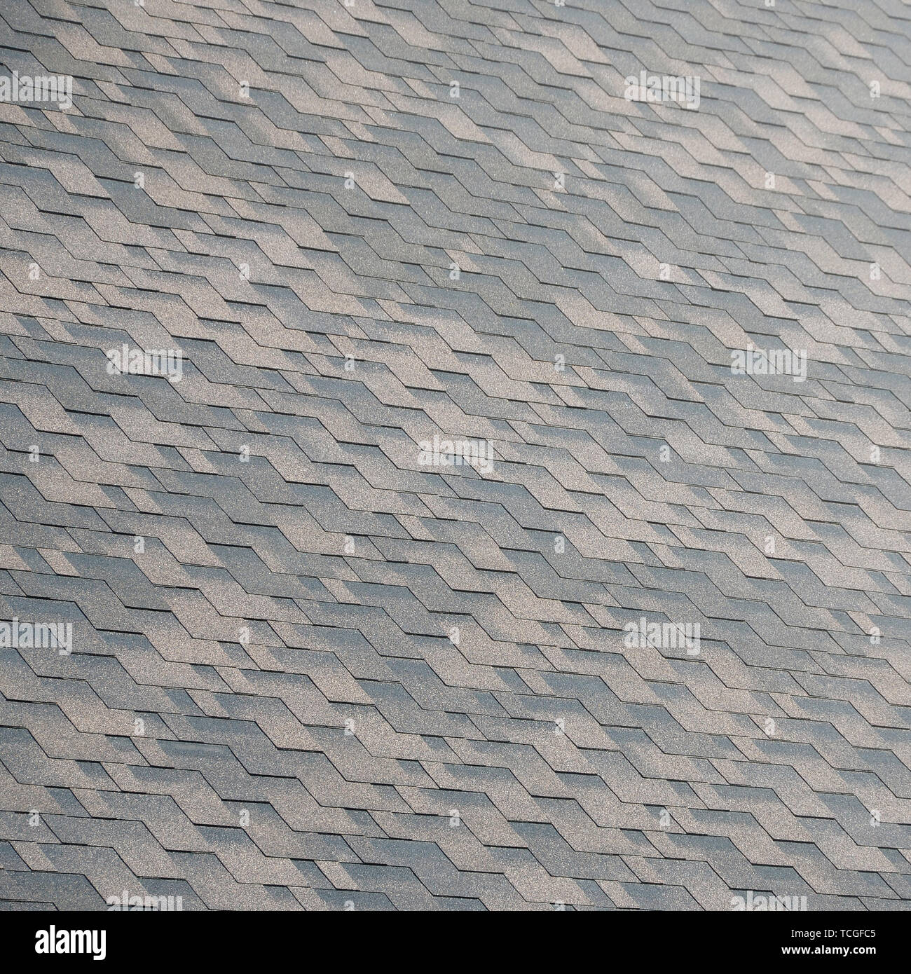 Flexible shingles of bitumen roofing surface. Background mosaic texture ...