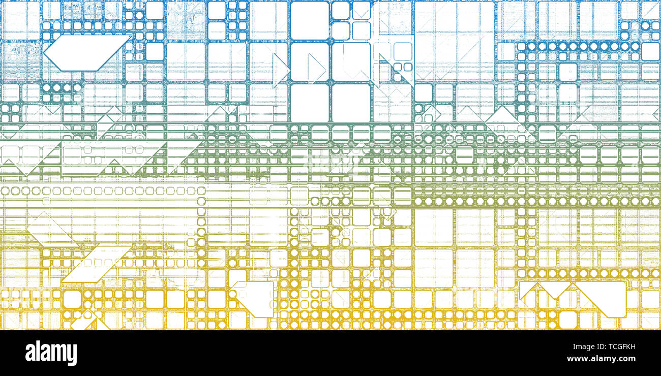 Abstract hi tech banner design hi-res stock photography and images - Alamy