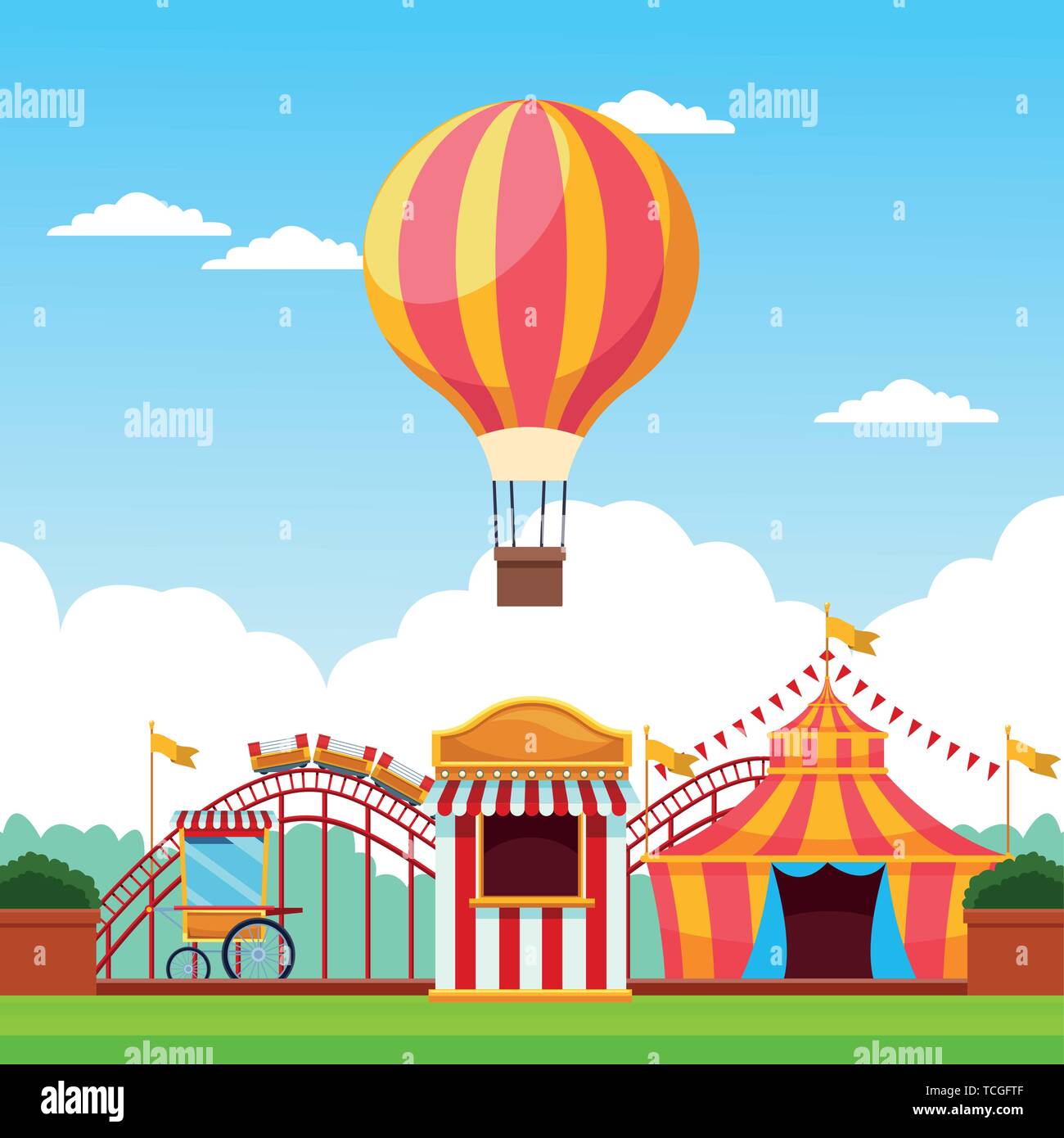 Funny attractions Stock Vector Images - Alamy