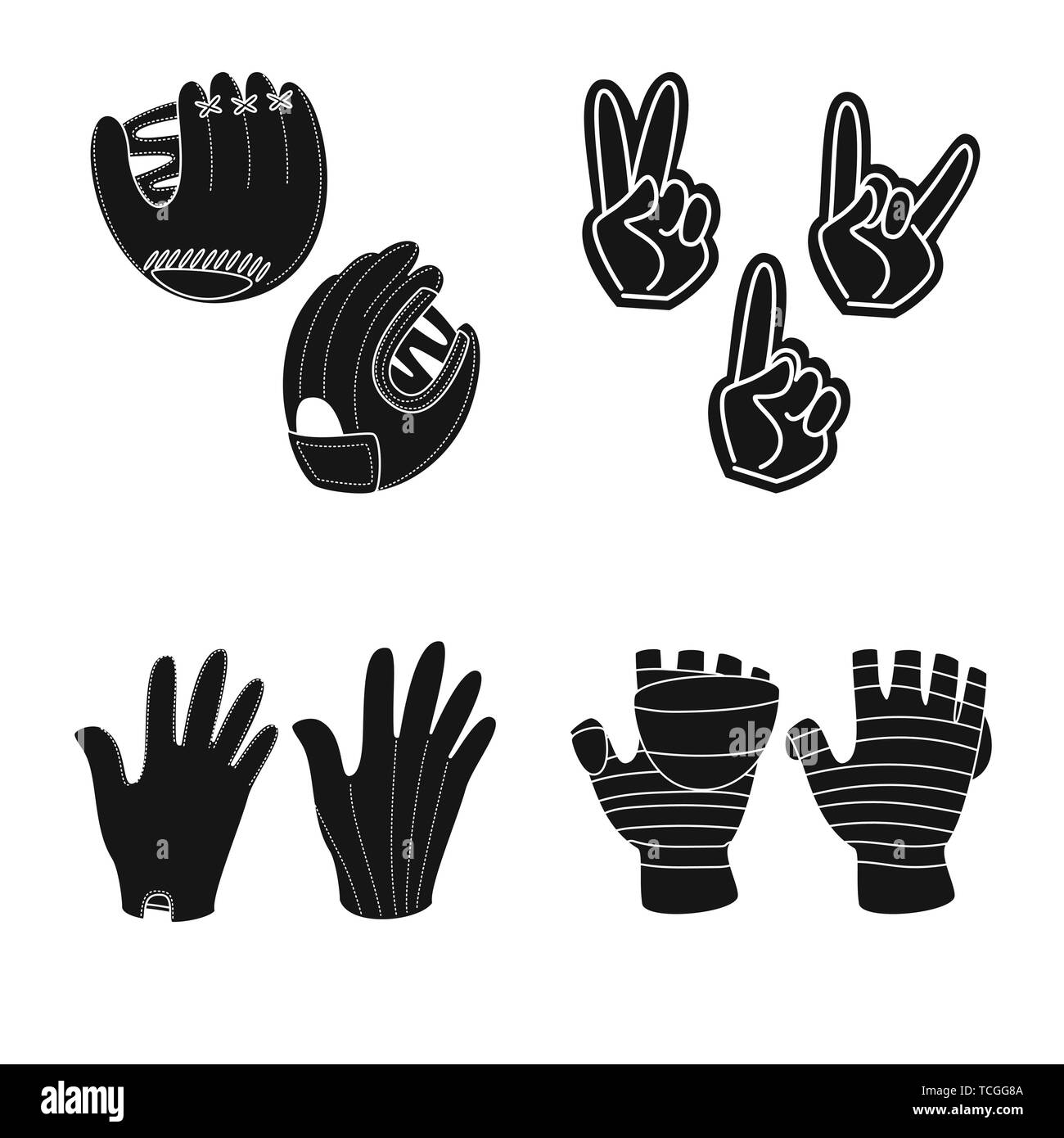 Vector illustration of warm and comfort sign. Set of warm and style ...