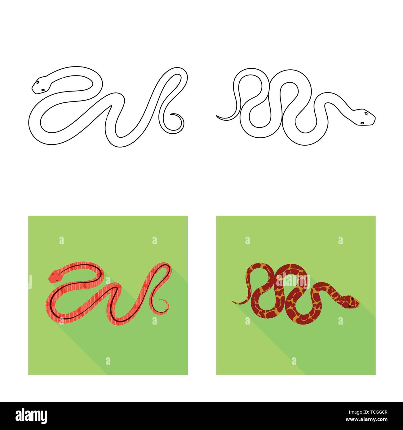 Brazil snake Stock Vector Images - Alamy