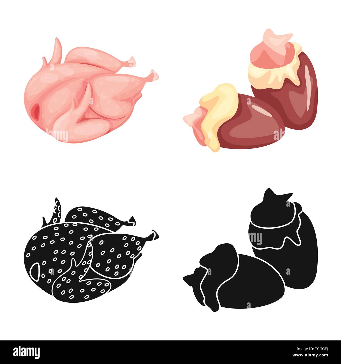 Offal meat Stock Vector Images - Alamy