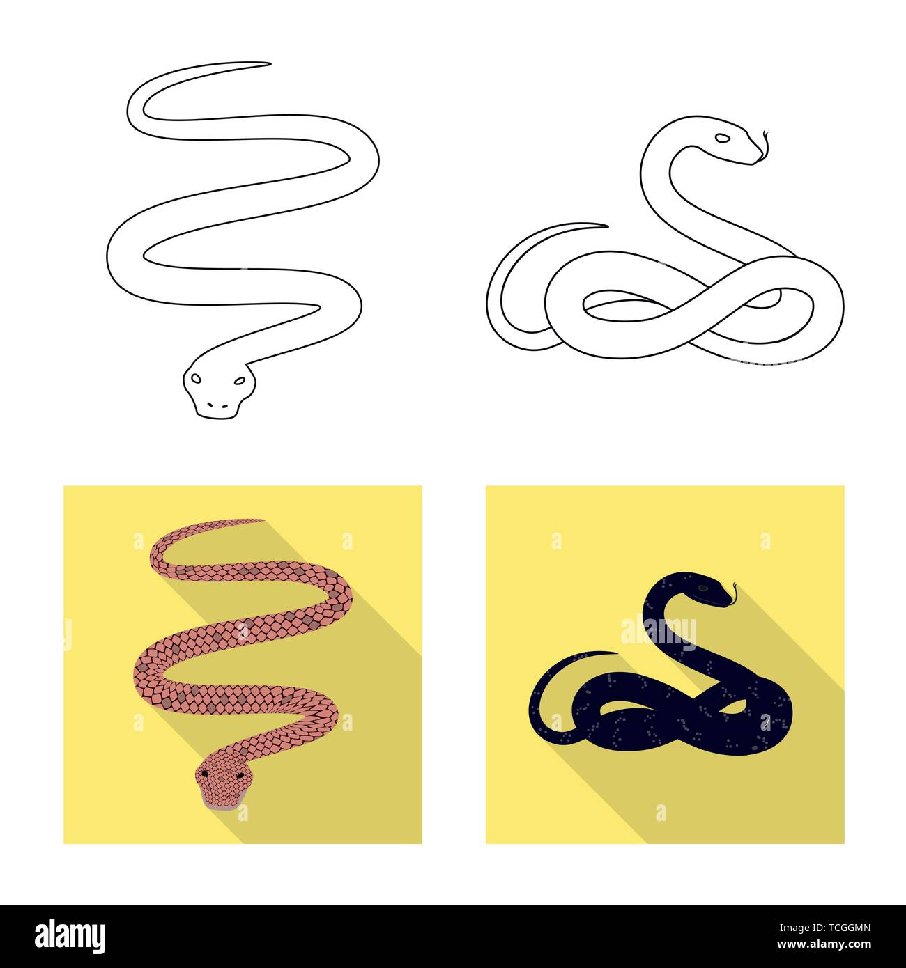 Creeping poison Stock Vector Images - Alamy