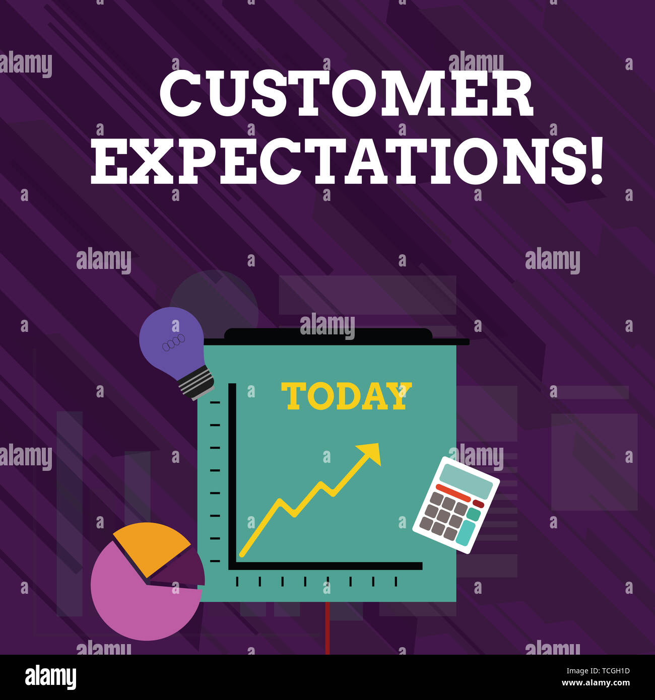 Conceptual hand writing showing Customer Expectations. Concept meaning ...