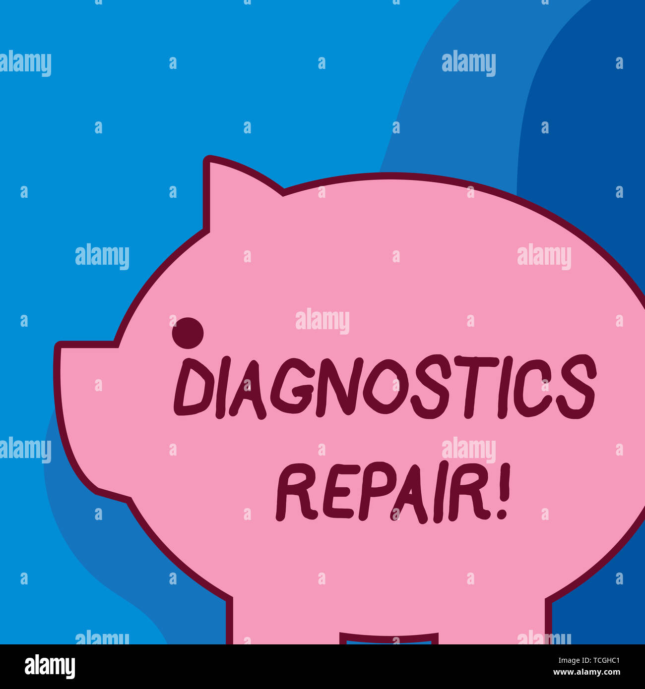 Conceptual hand writing showing Diagnostics Repair. Concept meaning A ...