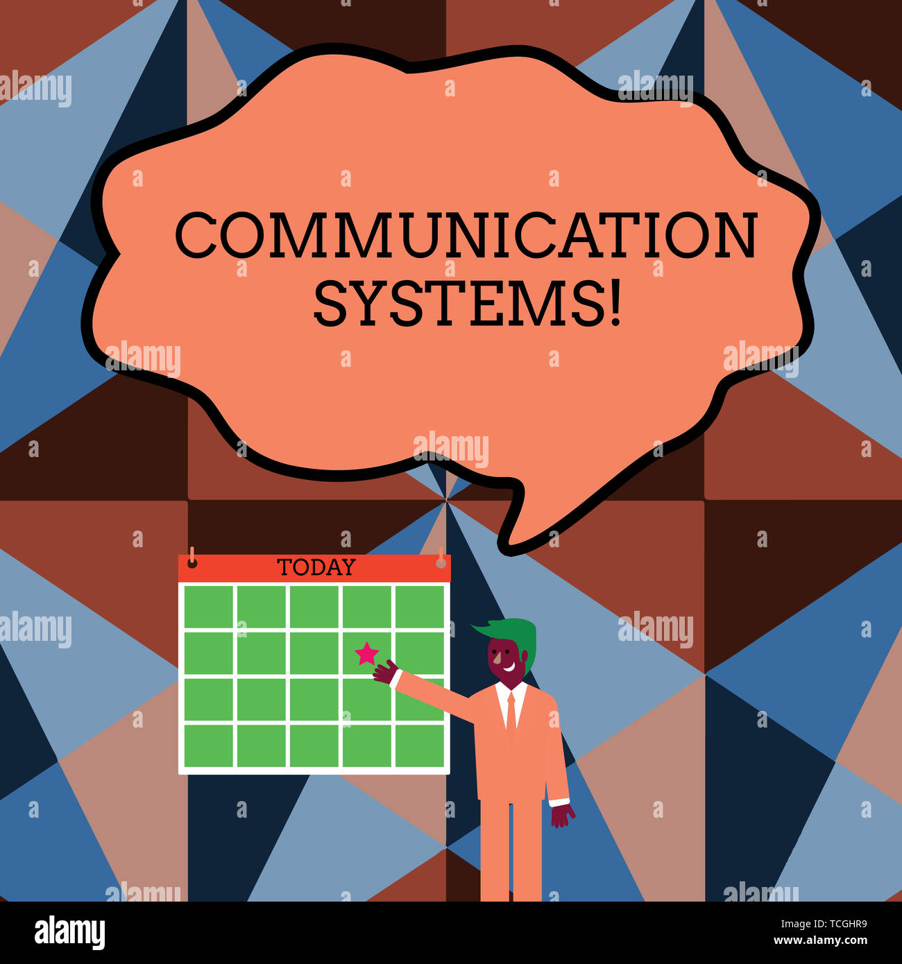 Writing Note Showing Communication Systems Business Concept For Flow Of Information Use Of