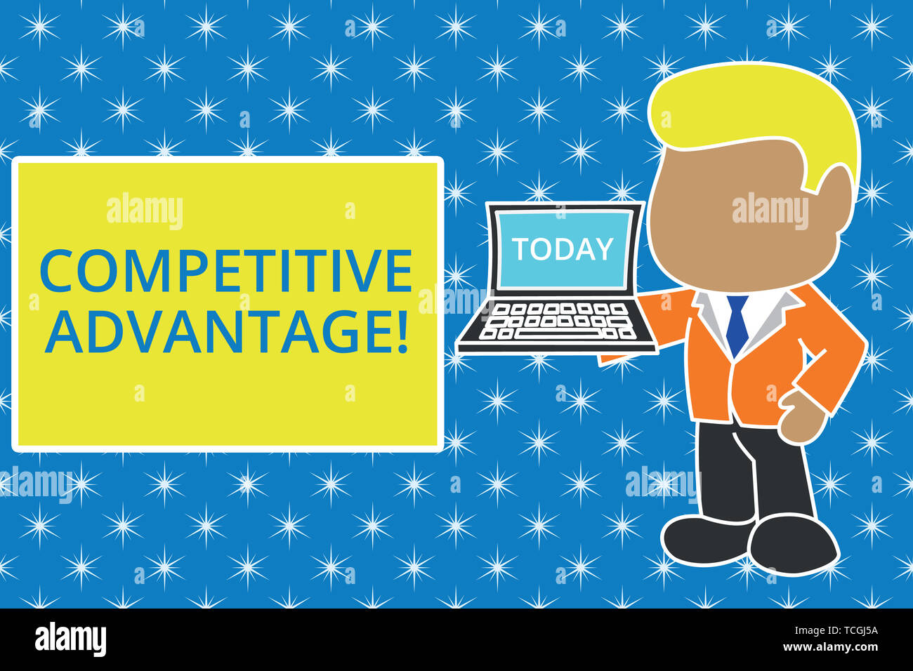 Writing note showing Competitive Advantage. Business concept for ...