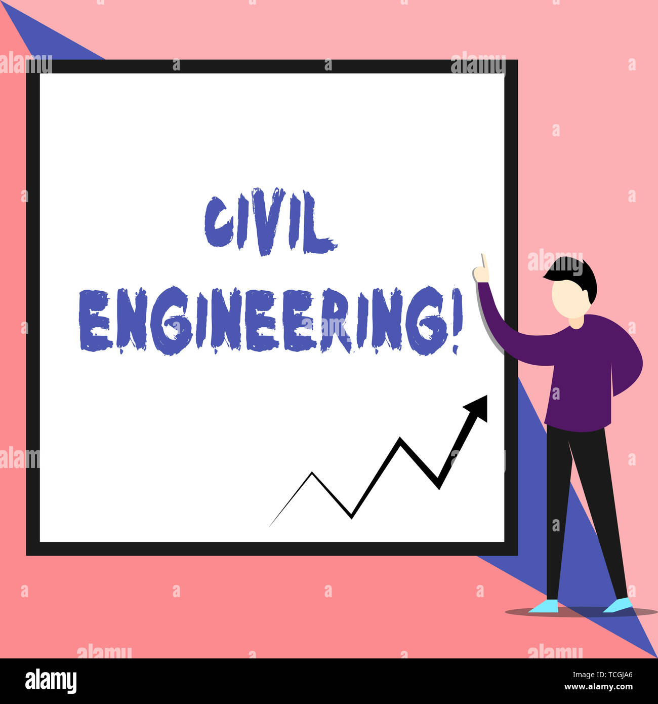 Text sign showing Civil Engineering. Business photo text Planning ...