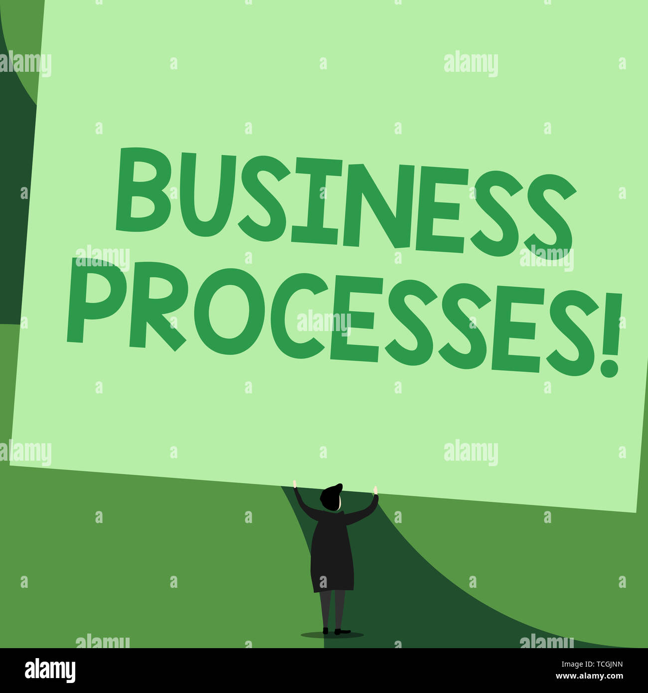 Handwriting text writing Business Processes. Conceptual photo Methods ...