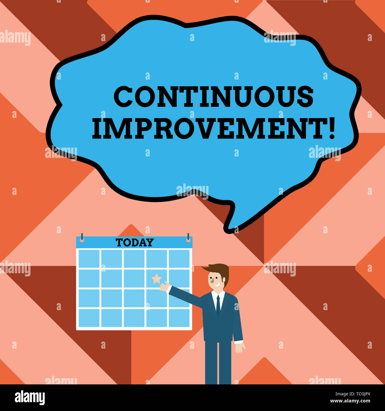 Conceptual hand writing showing Continuous Improvement. Concept meaning ...