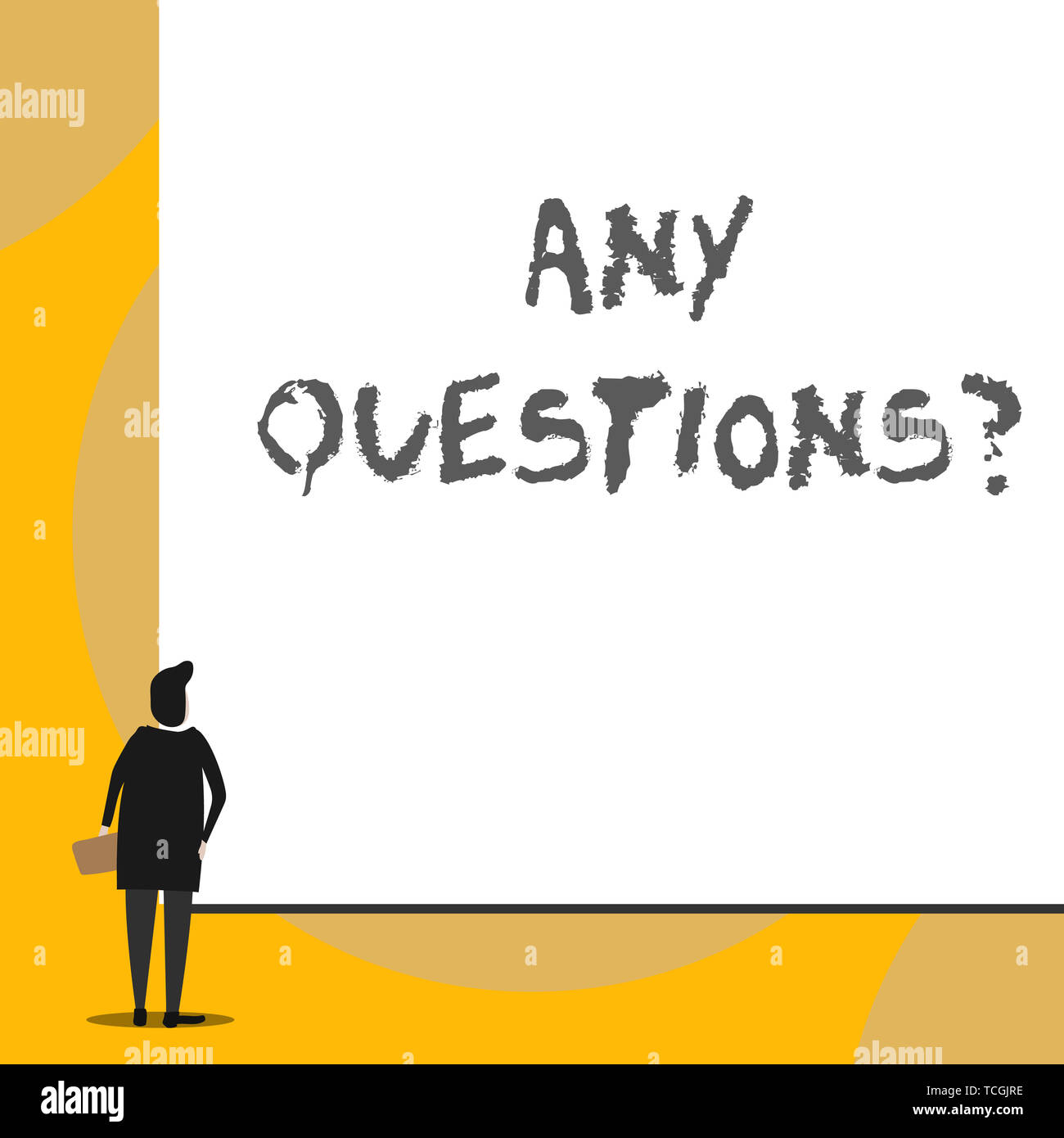 Conceptual hand writing showing Any Questions Question. Concept meaning ...