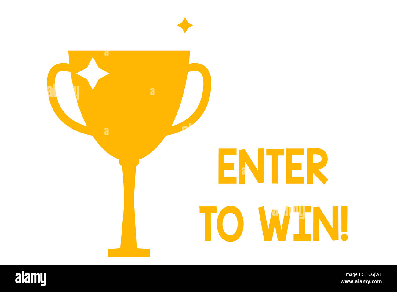 Conceptual hand writing showing Enter To Win. Concept meaning ...