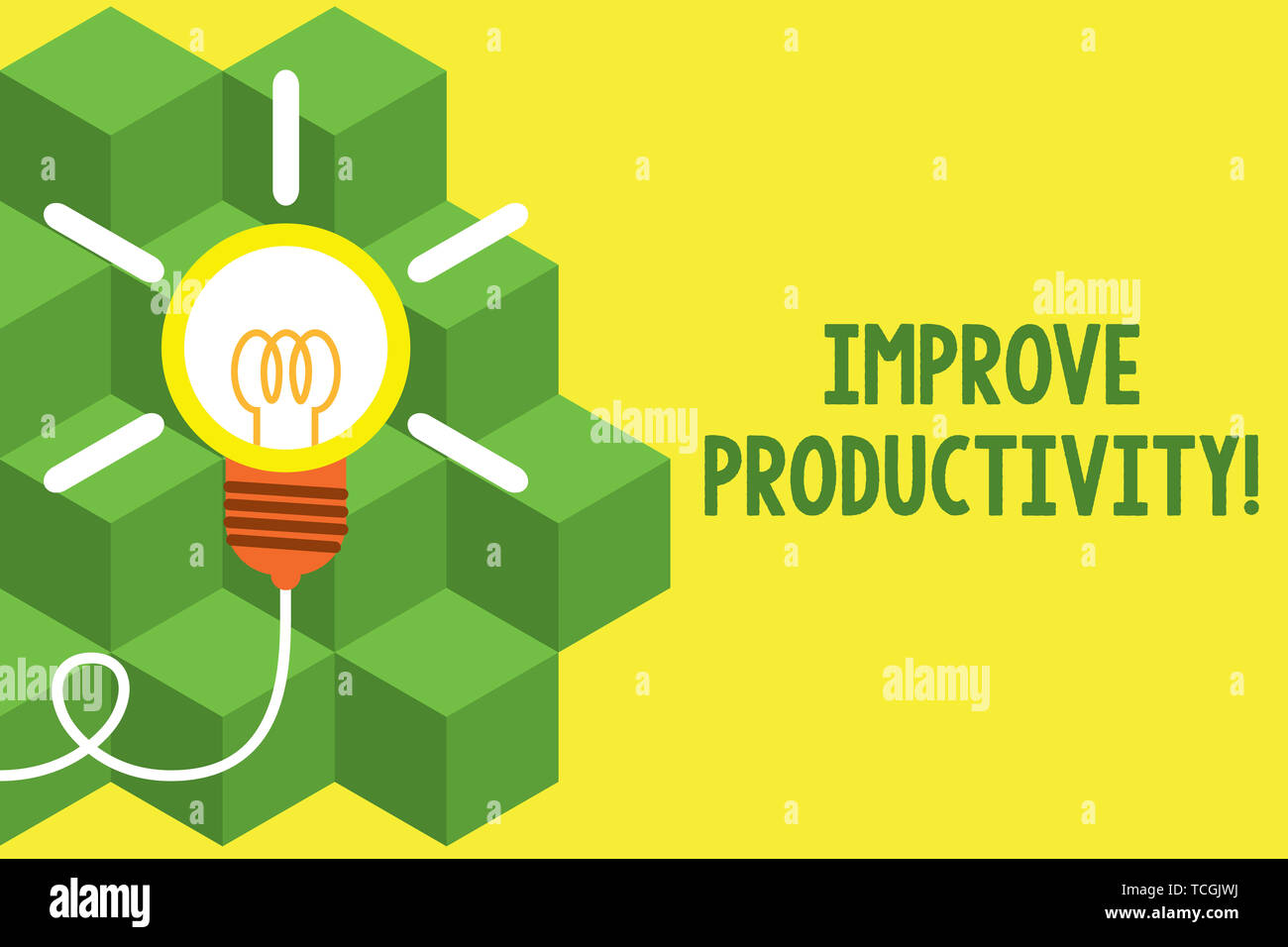 Handwriting text writing Improve Productivity. Conceptual photo Enhance ...