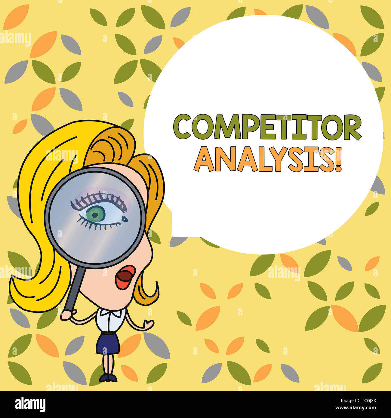 Handwriting text Competitor Analysis. Conceptual photo Determine the ...