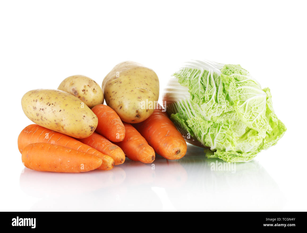 Fresh vegetables isolated on white Stock Photo - Alamy