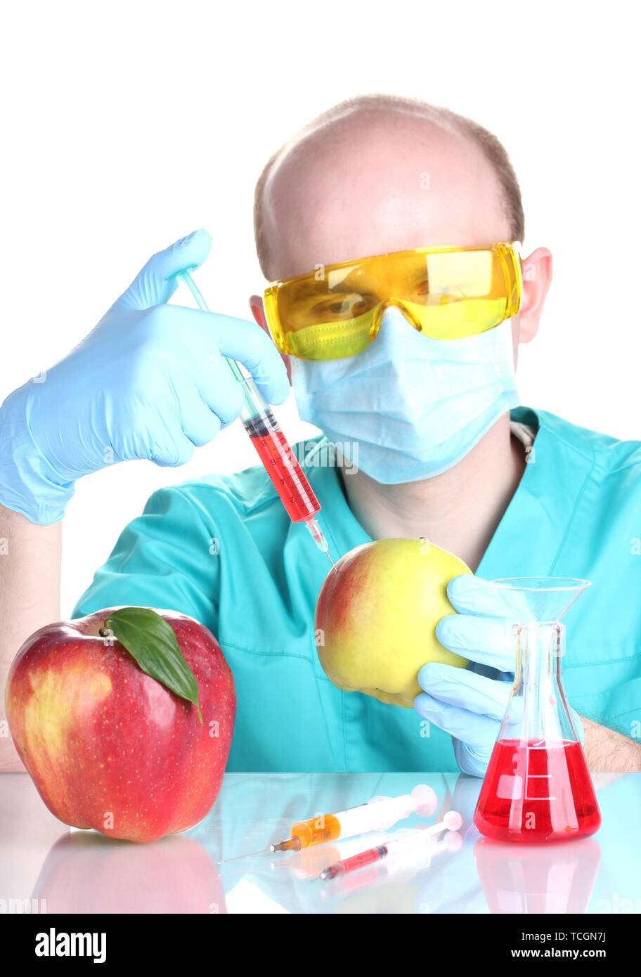 Blue apple fruit genetically modified hi-res stock photography and ...