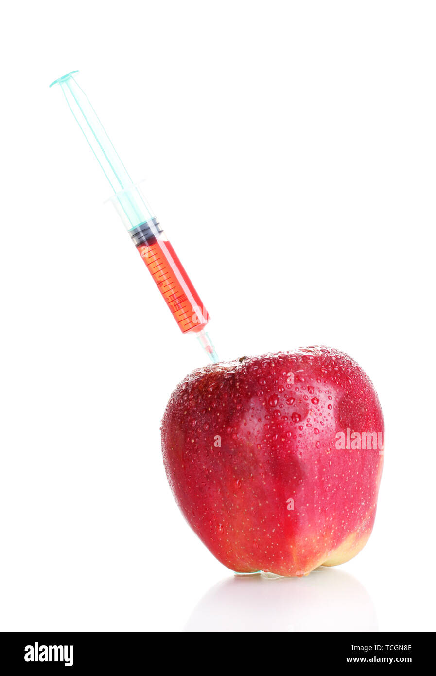 Genetically modified fruit isolated on white Stock Photo - Alamy