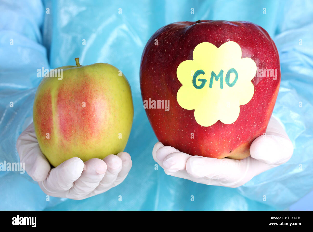 Blue apple fruit genetically modified hi-res stock photography and ...