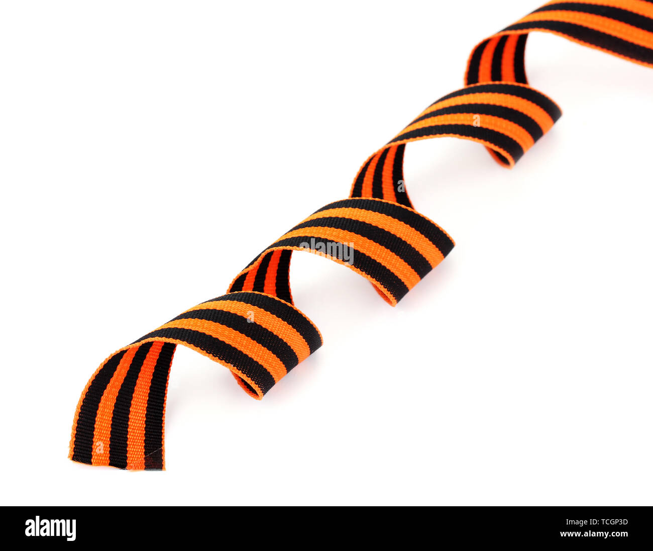 St. George ribbon isolated on white Stock Photo - Alamy