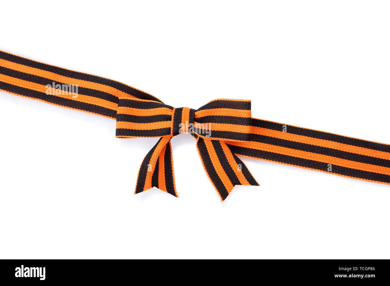 St. George ribbon isolated on white Stock Photo - Alamy