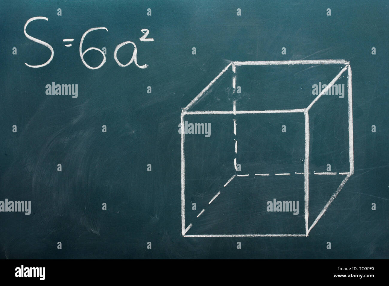 Math formulas written on the desk Stock Photo - Alamy