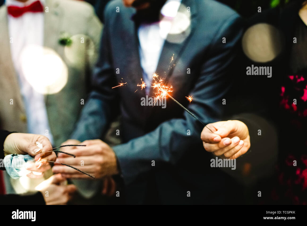 Holding a flare hi-res stock photography and images - Alamy