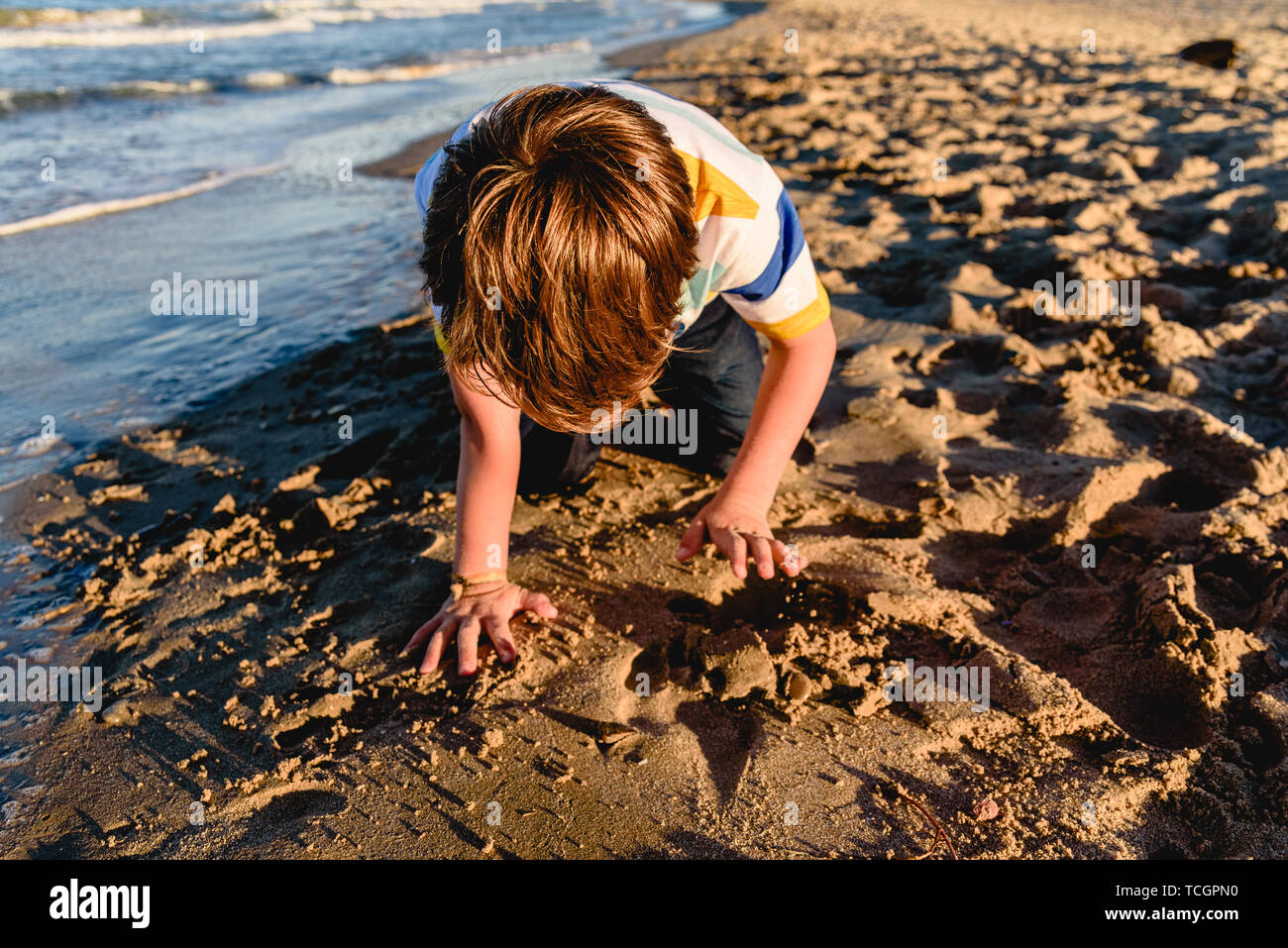 Child tired after running hi-res stock photography and images - Alamy