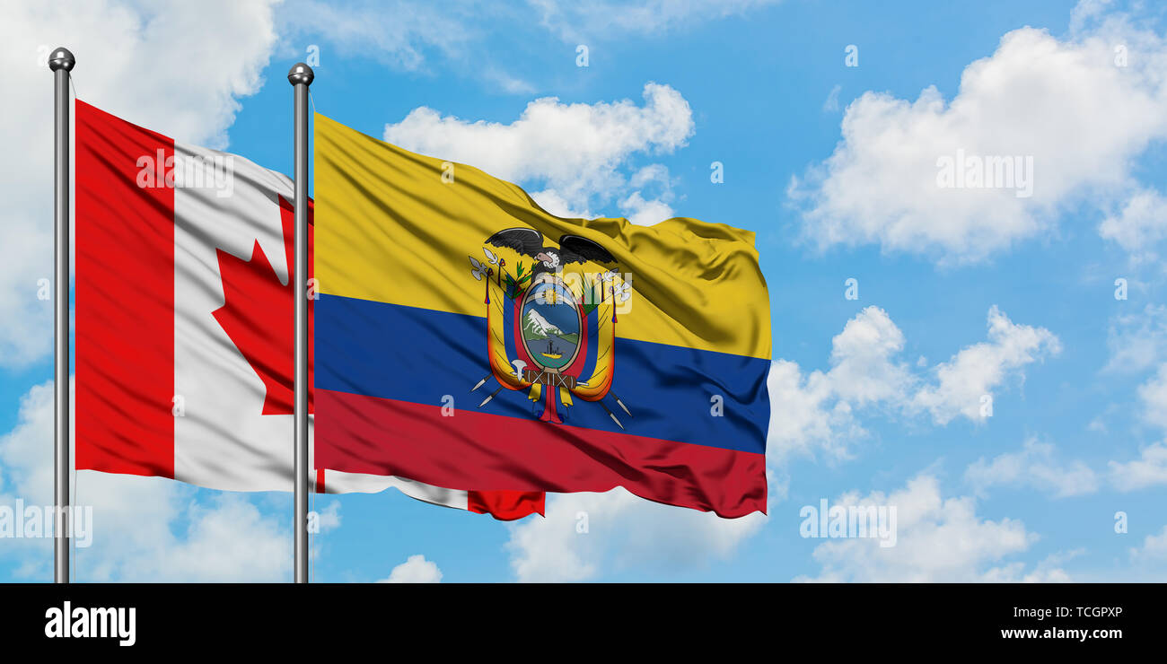 Canada ecuador flag hi-res stock photography and images - Alamy