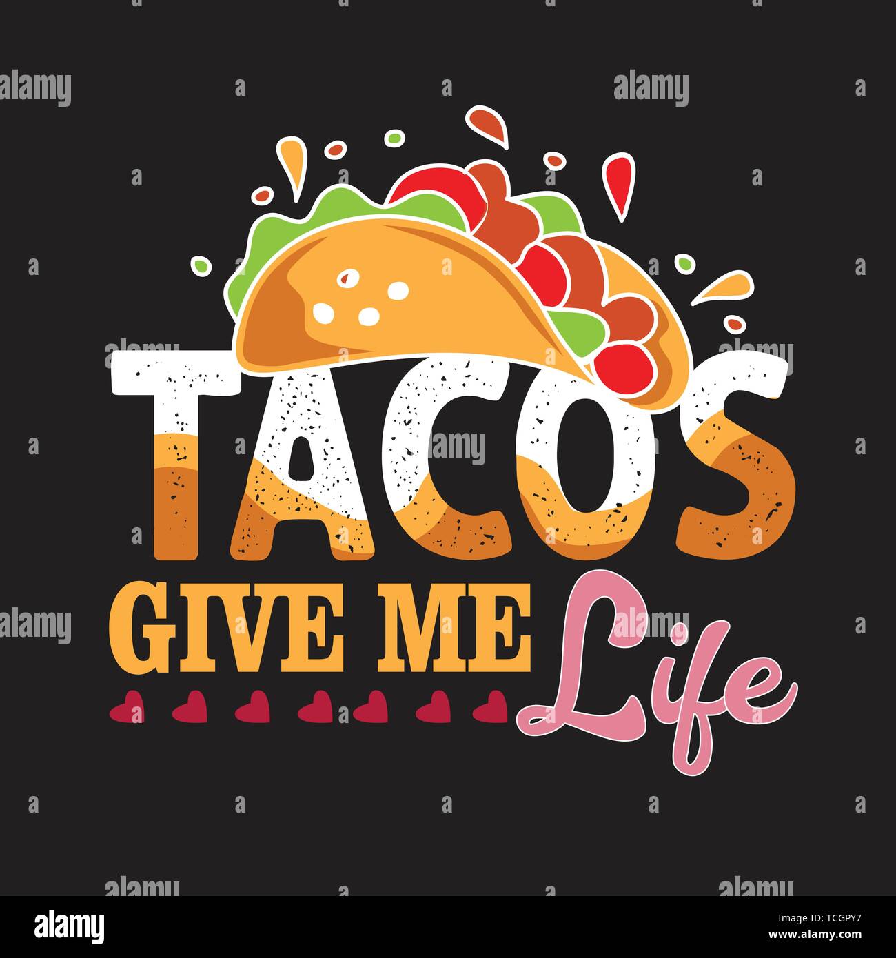 Best tacos Stock Vector Images - Alamy