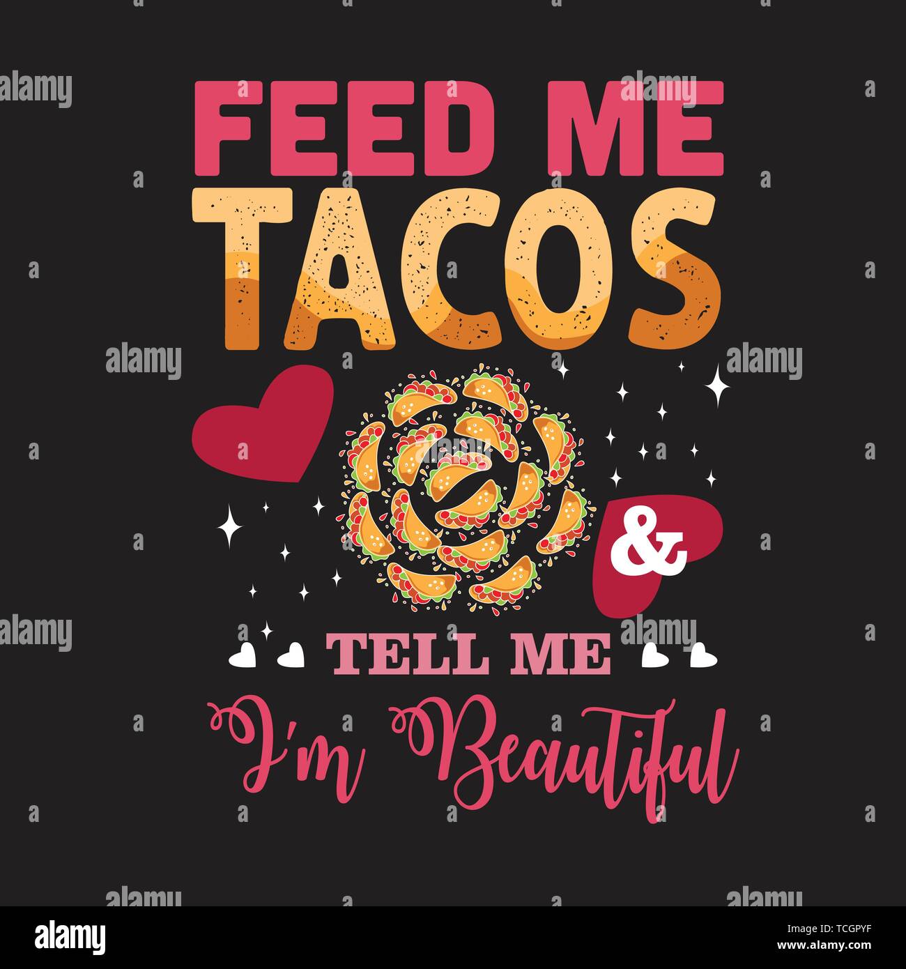 Beautiful tacos Stock Vector Images - Alamy
