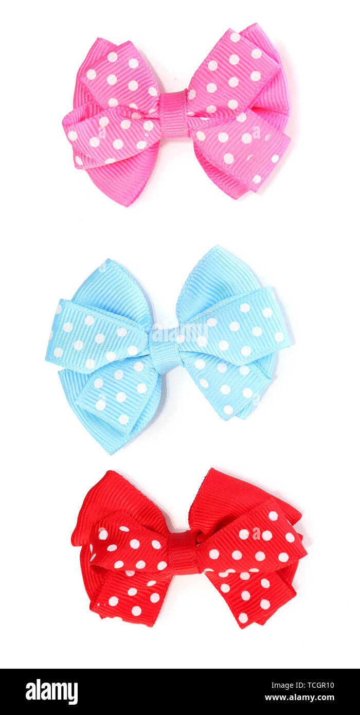 beautiful bows isolated on white Stock Photo - Alamy