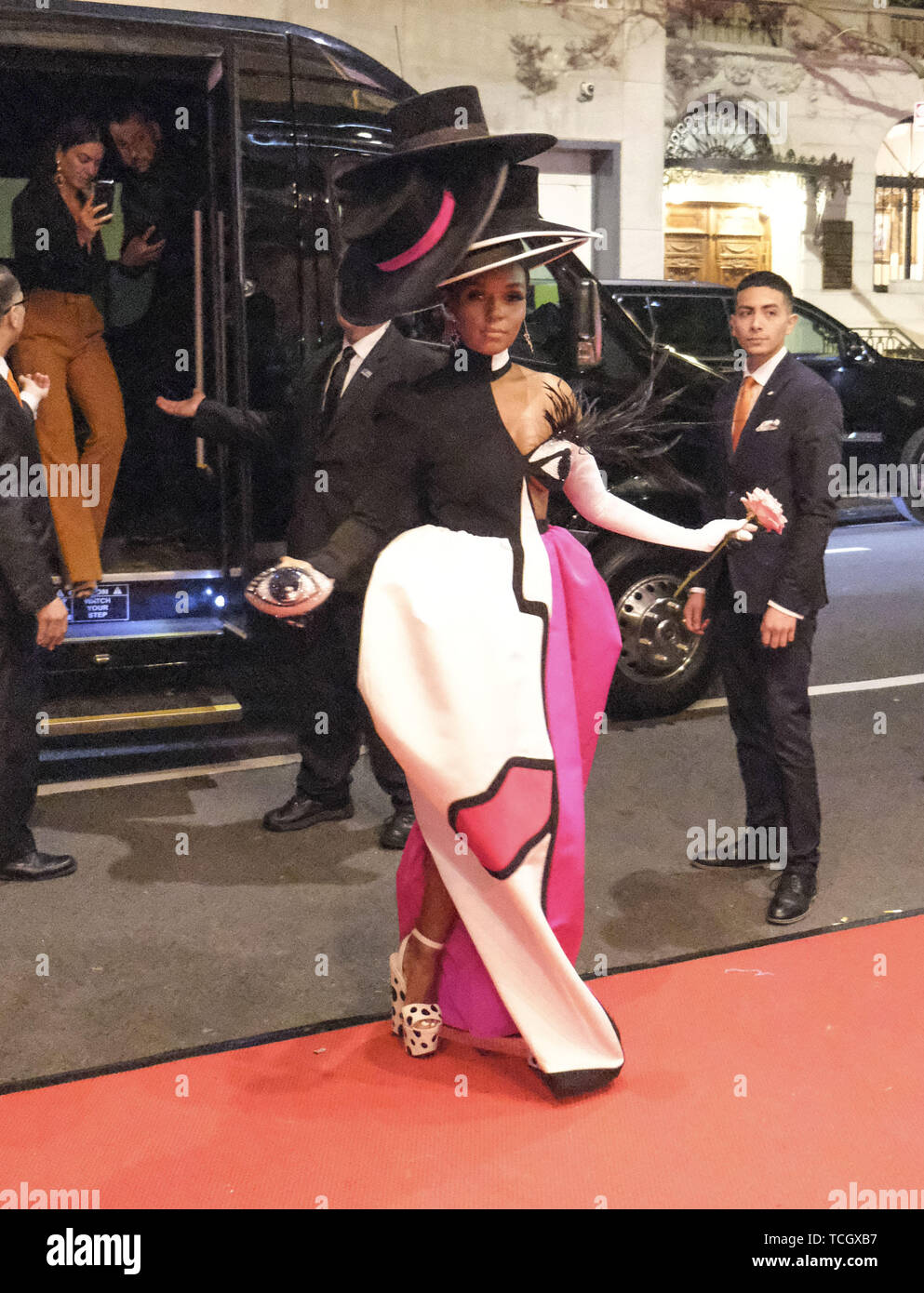 Celebrity arrivals after the Met Gala at the Mark Hotel NYC Featuring ...