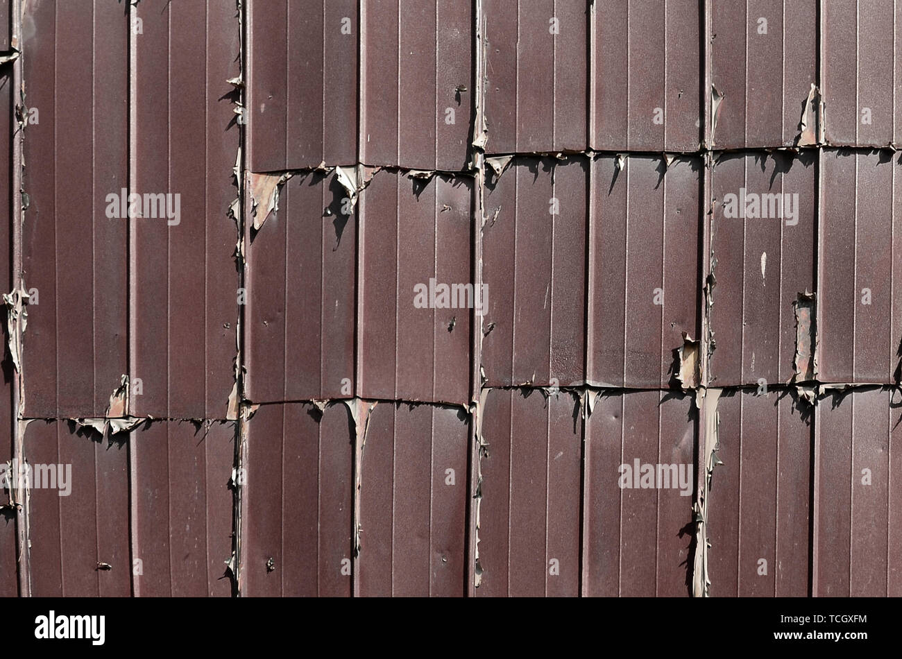 Rusty Steel Metal with cracked paint, grunge background. Old metal ...