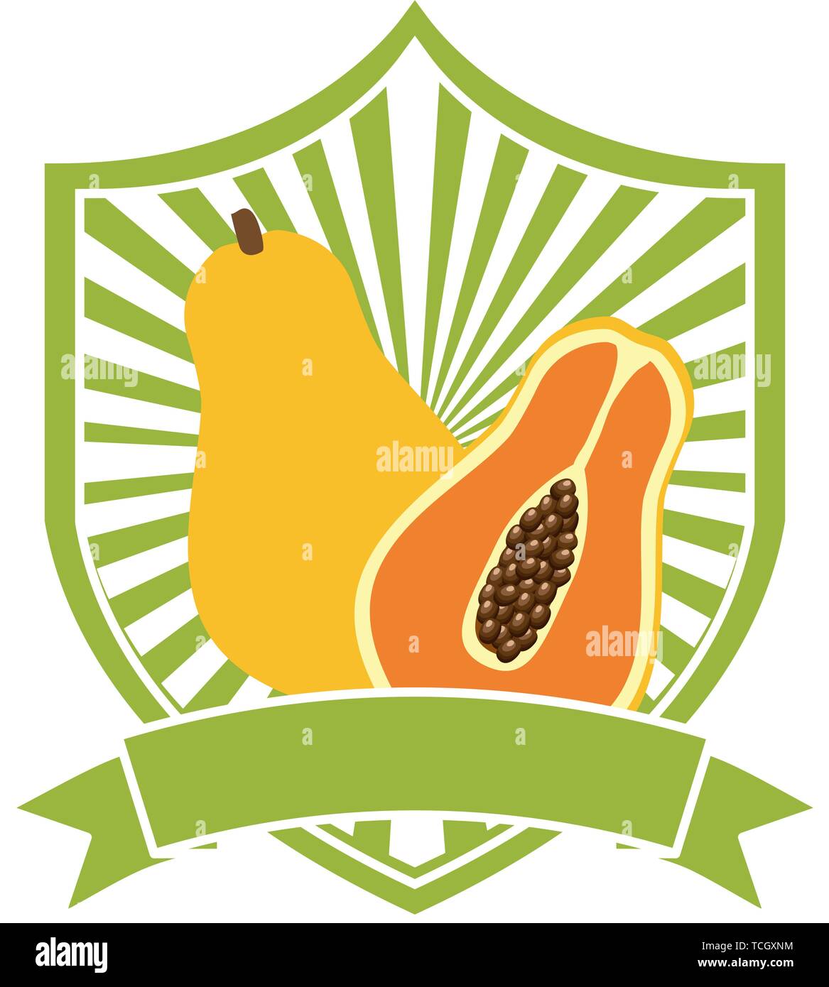 tropical fruits design Stock Vector Image & Art - Alamy