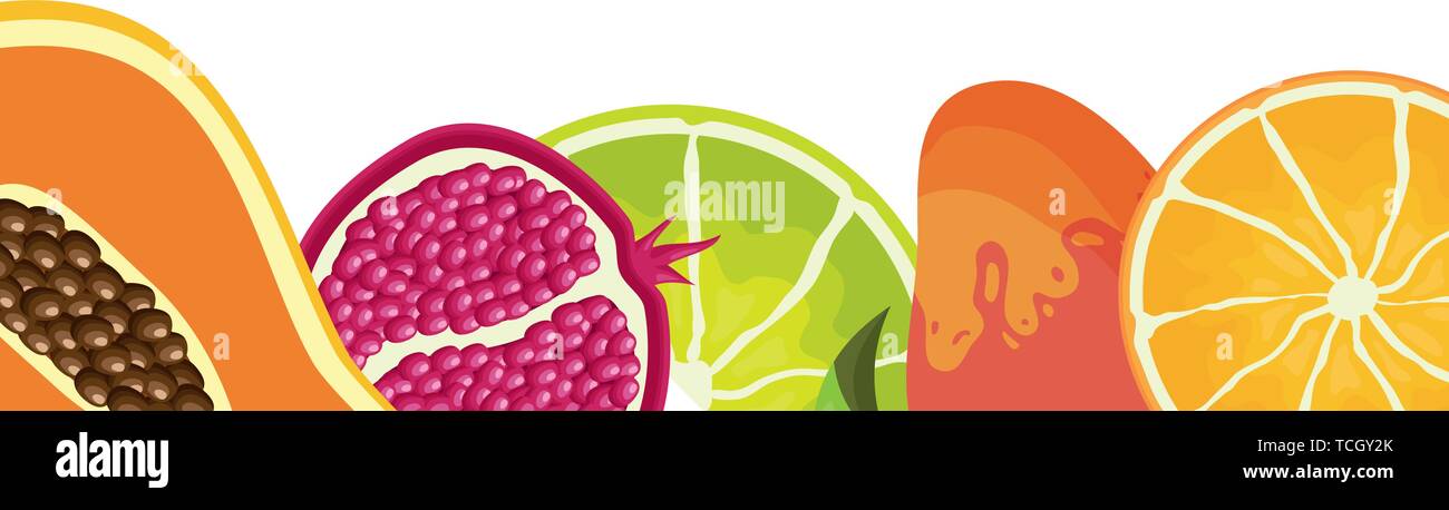 tropical fruits design Stock Vector Image & Art - Alamy