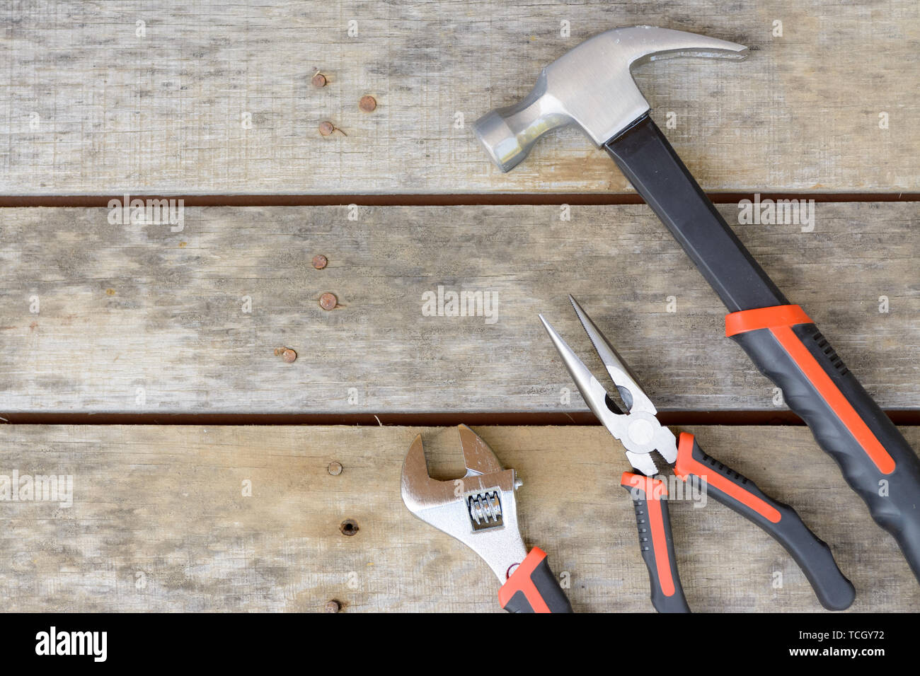 Basic construction tool set hi-res stock photography and images - Alamy