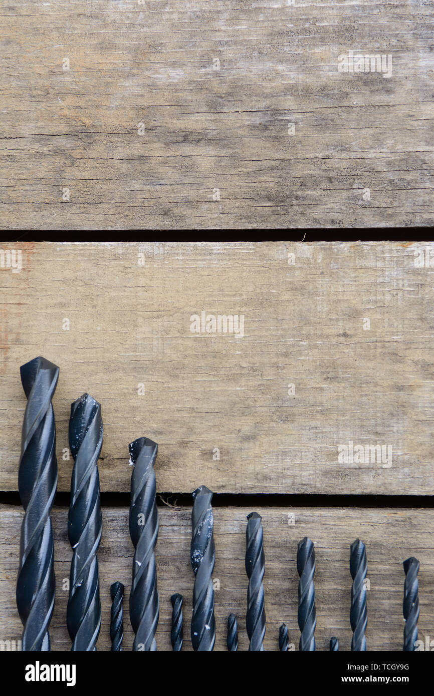 Vintage drill bits hi-res stock photography and images - Alamy