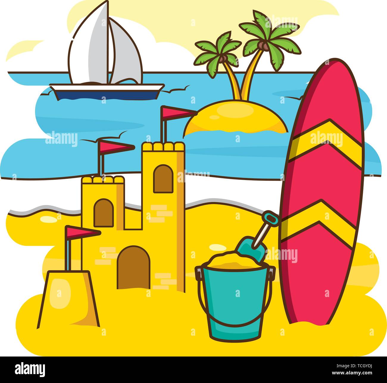 Summer Time Holiday Stock Vector Image Art Alamy summer-time-holiday-stock-vector-image-art-alamy