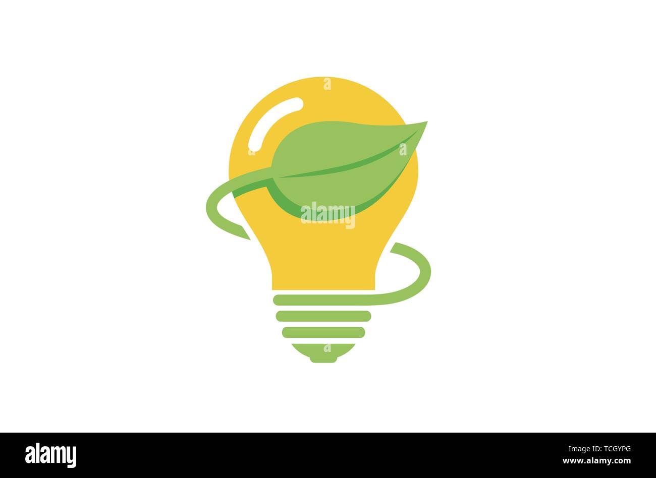Recycle symbol eco bulb Cut Out Stock Images & Pictures - Alamy