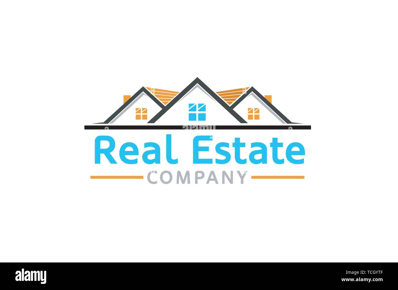 Creative Luxury real estate Houese logo Three buildings logo vector ...