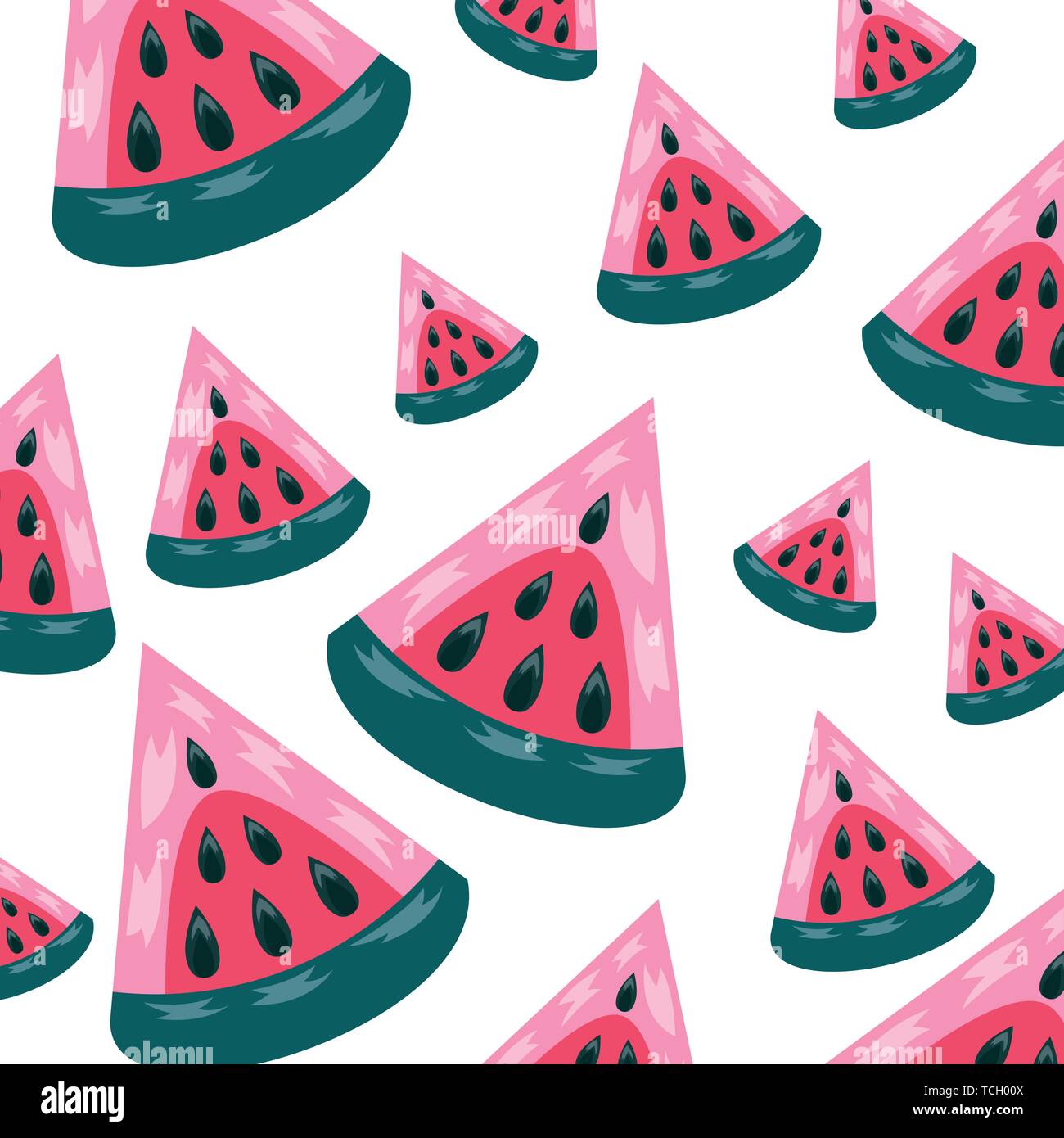 watermelon tropical fruits background Stock Vector Image & Art - Alamy