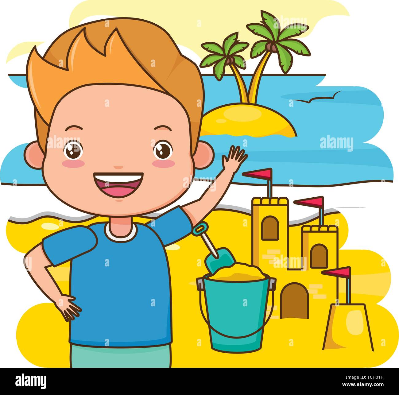 summer time people Stock Vector Image & Art - Alamy