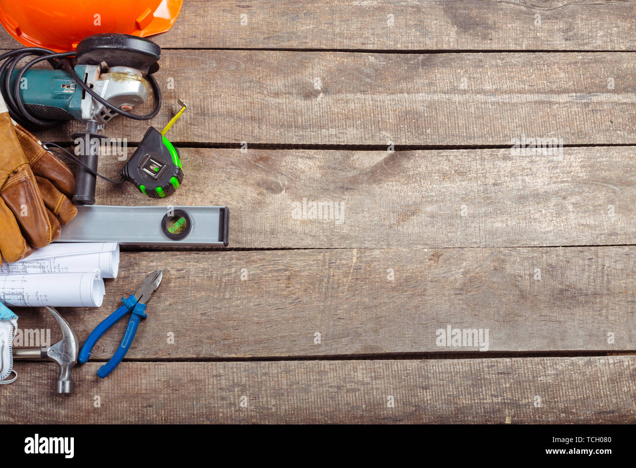 big set of construction tools Stock Photo - Alamy