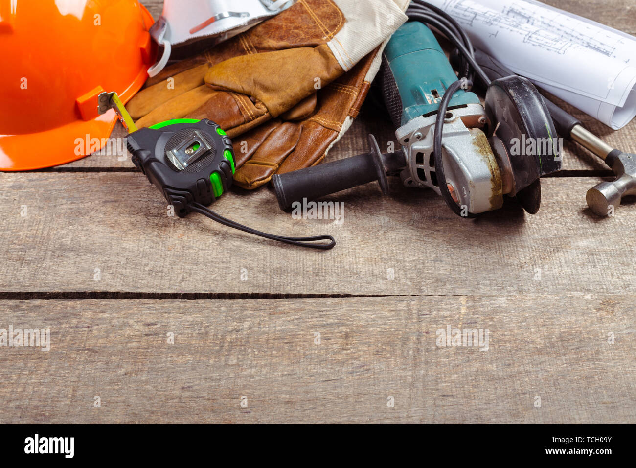 big set of construction tools Stock Photo - Alamy