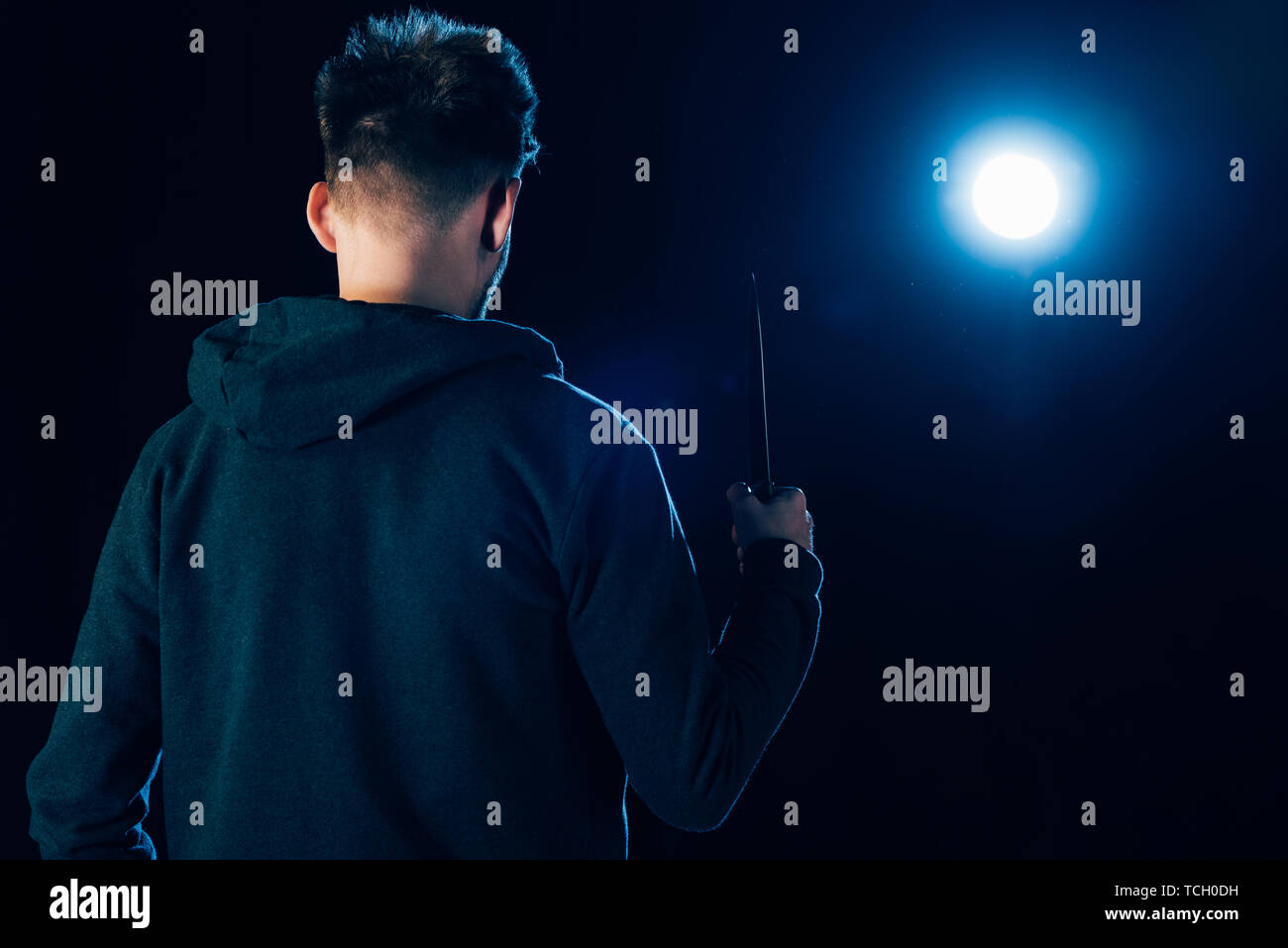 Killer with knife hi-res stock photography and images - Alamy