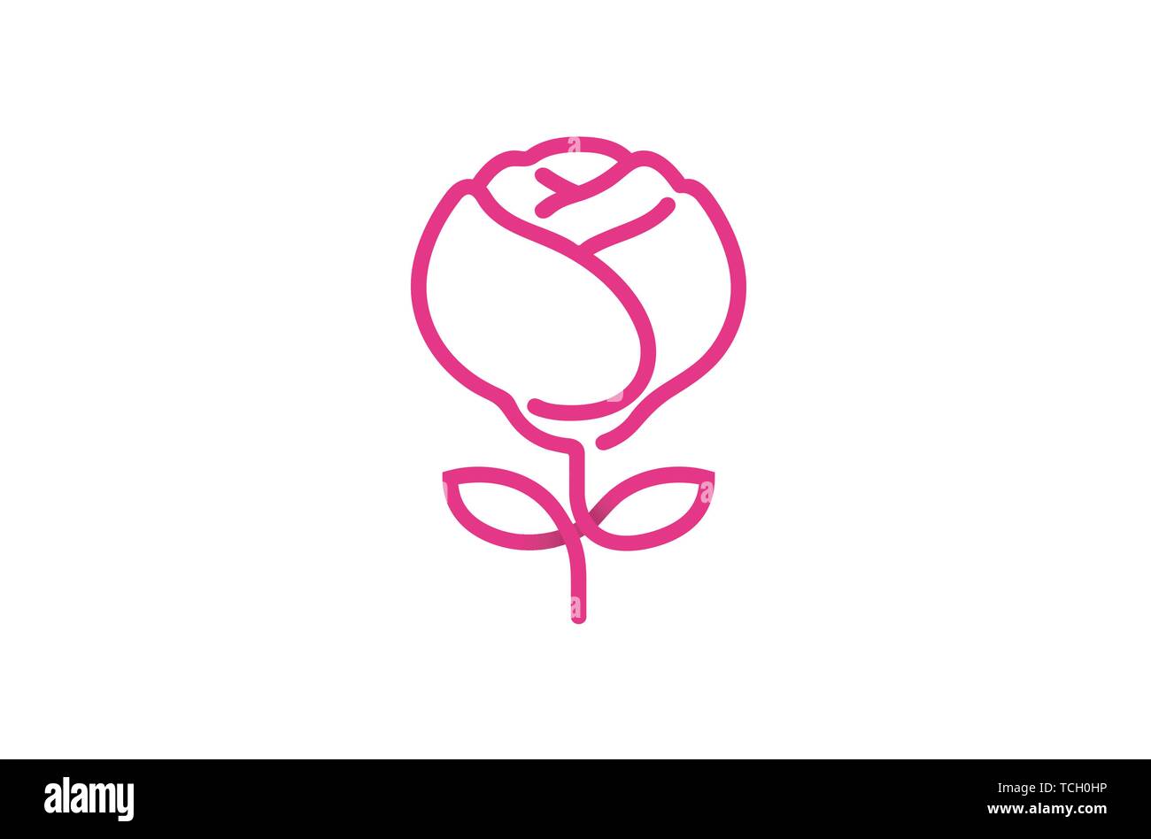 Rose logo Stock Vector Images - Alamy