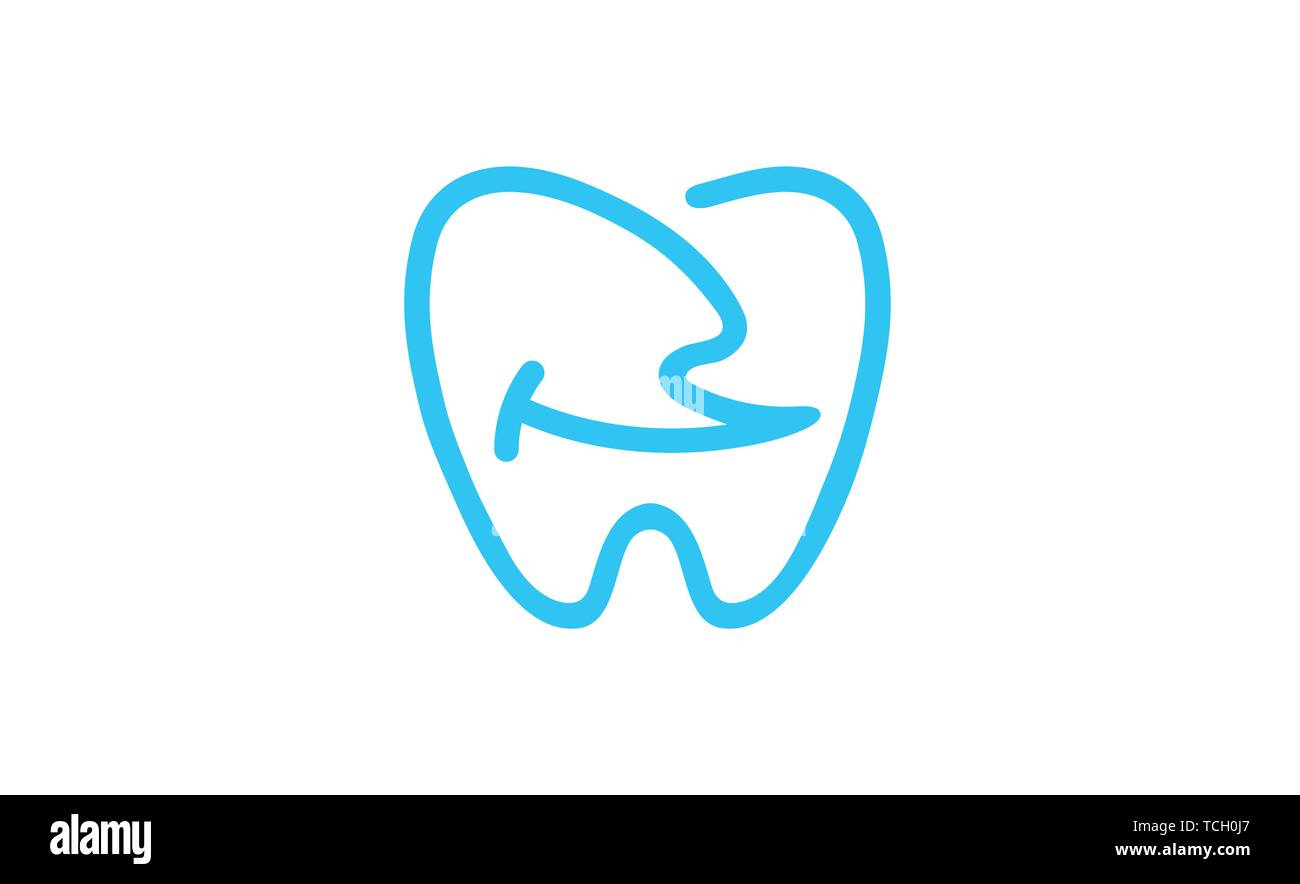 Creative Dental Teeth Smile Logo Design Symbol Illustration Stock ...