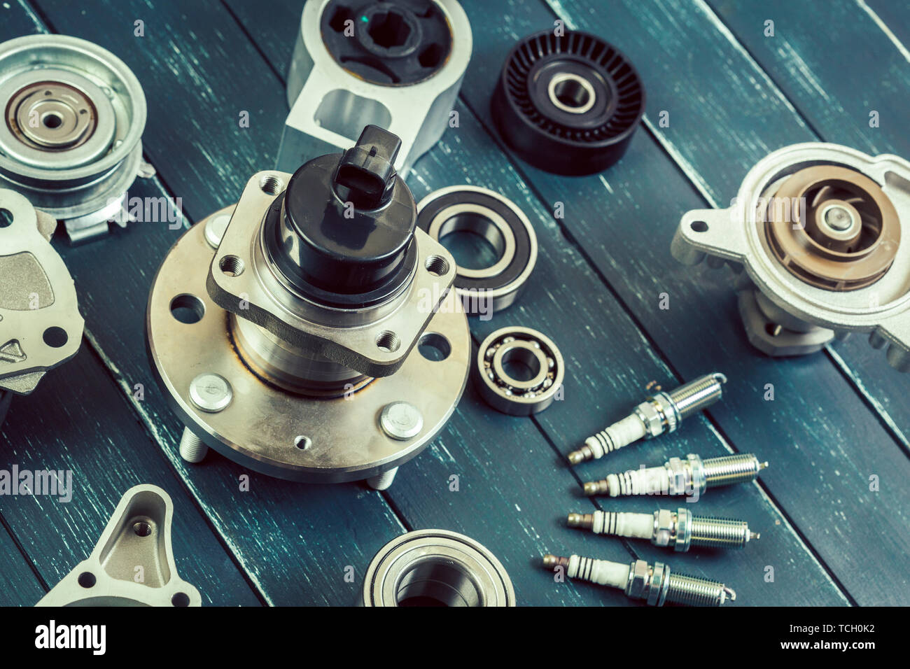 Various car parts Stock Photo - Alamy